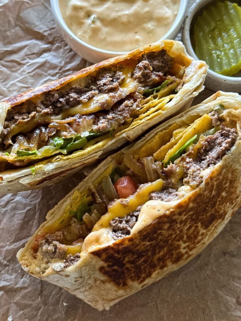 Cheeseburger Crunch Wrap Recipe - A Flavorful Bite