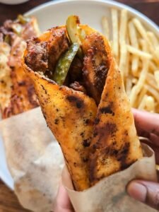 Crispy Chicken Shawarma Wrap Recipe - A Flavorful Bite