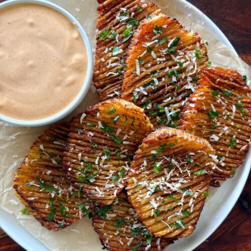Crispy Baked Accordion Potatoes Recipe - A Flavorful Bite